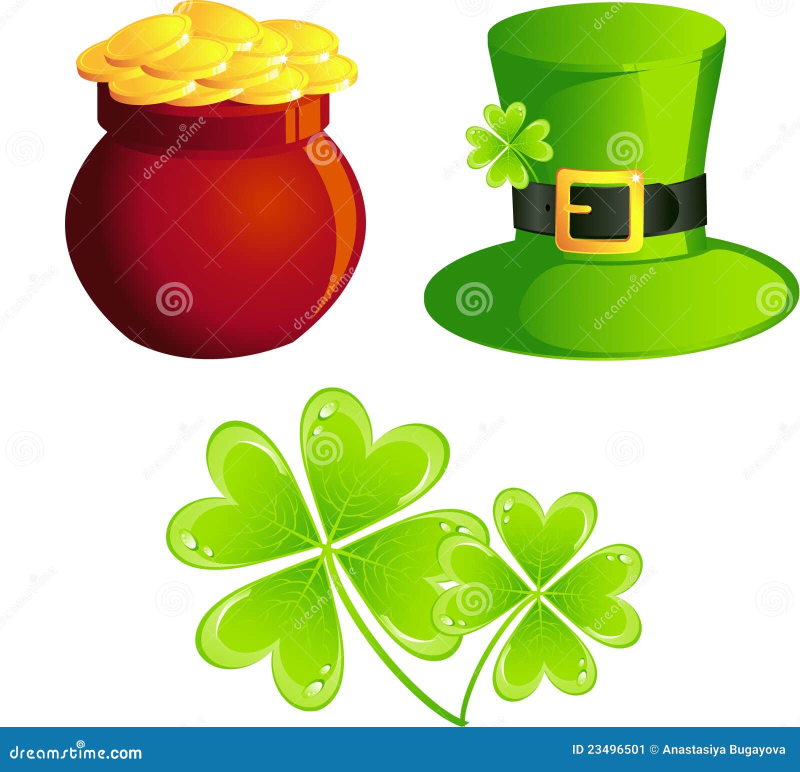 St. Patrick icons stock vector. Illustration of holiday - 23496501