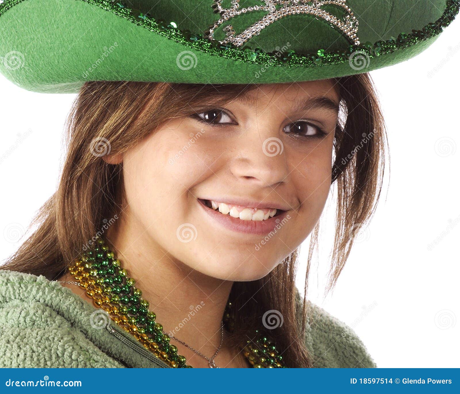 St. Patrick Portrait stock photo. Image of beautiful - 18597514