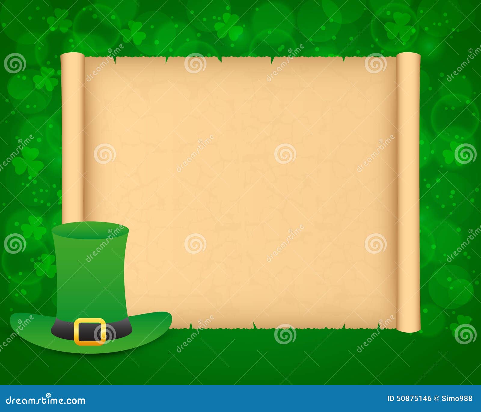 St Patricks Day Parchment Stock Illustrations – 101 St Patricks Day ...