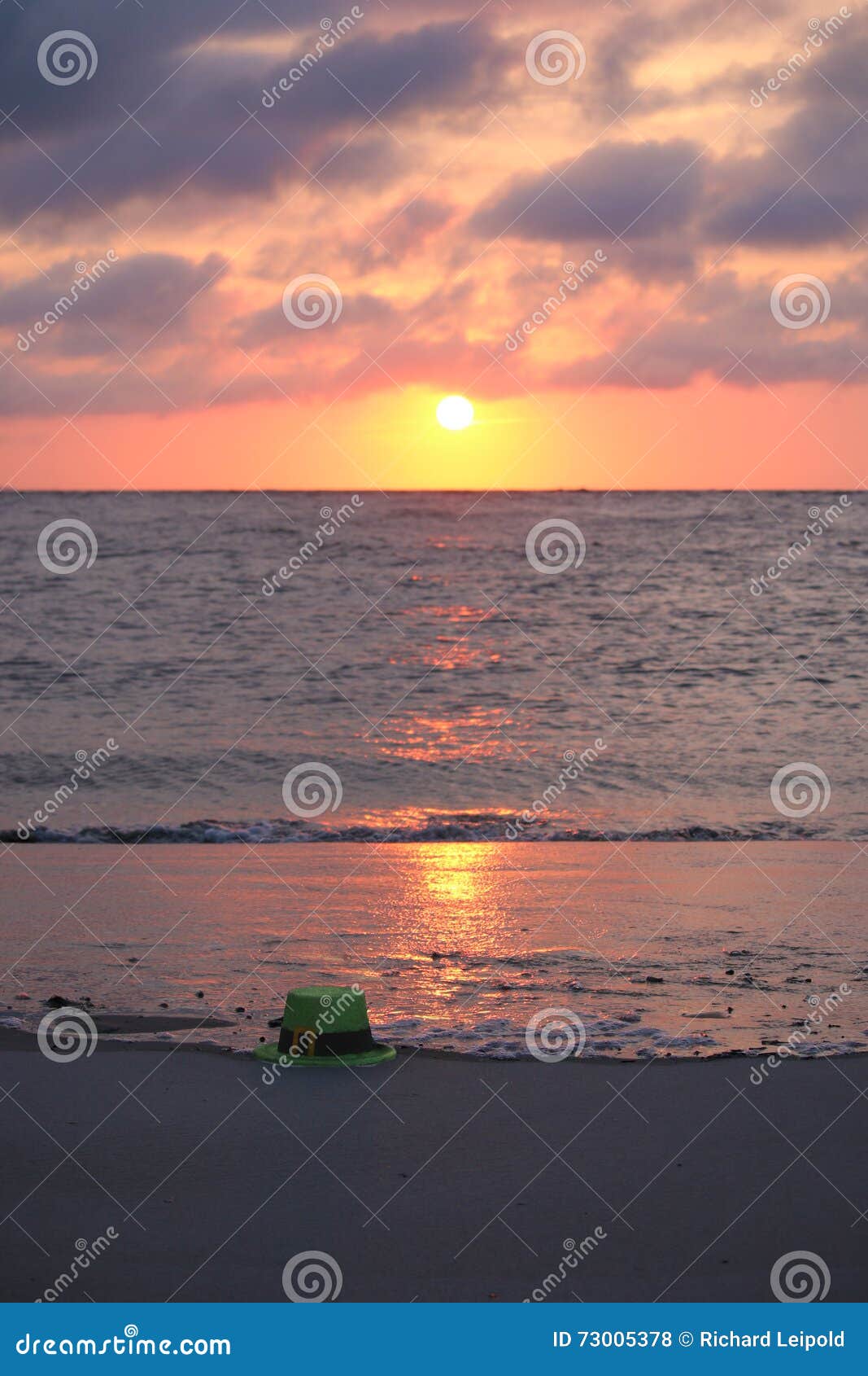 St. Patrick S Day on the Beach Stock Photo - Image of waves, tropical ...