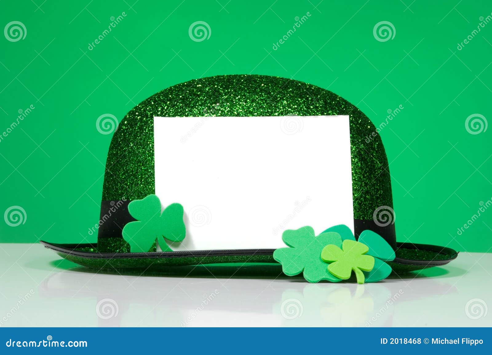 St. Patrick S Day Note Blank Notecard Stock Photo - Image of decorate ...
