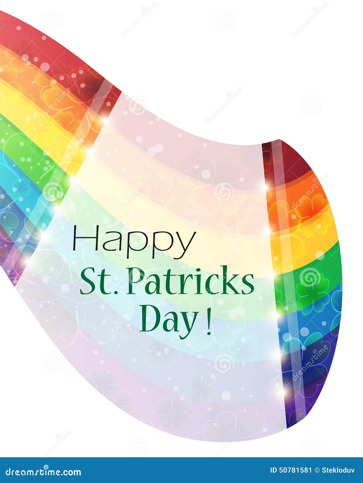 St. Patrick s Day rainbow stock vector. Illustration of symbol - 50781581