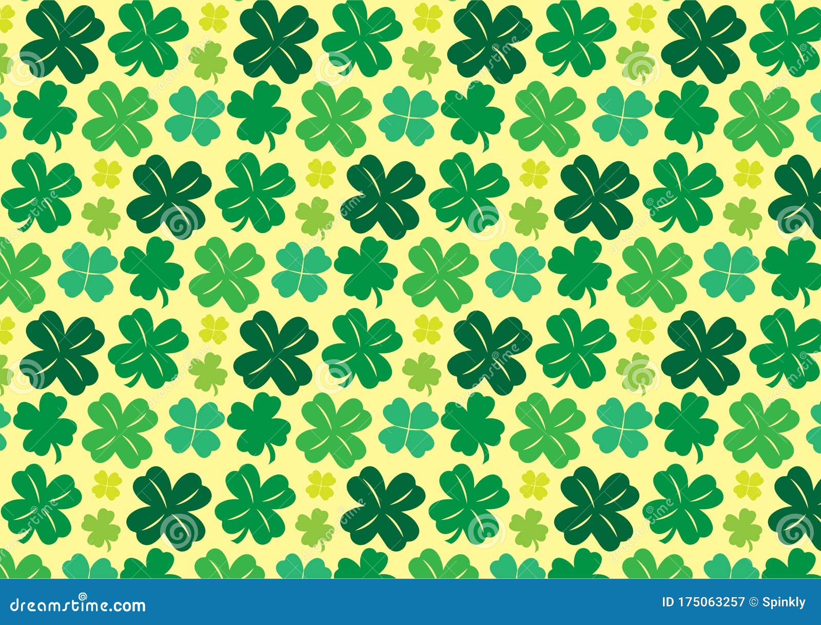 St Patrick`s Day Wallpaper Pattern Design Stock Illustration ...