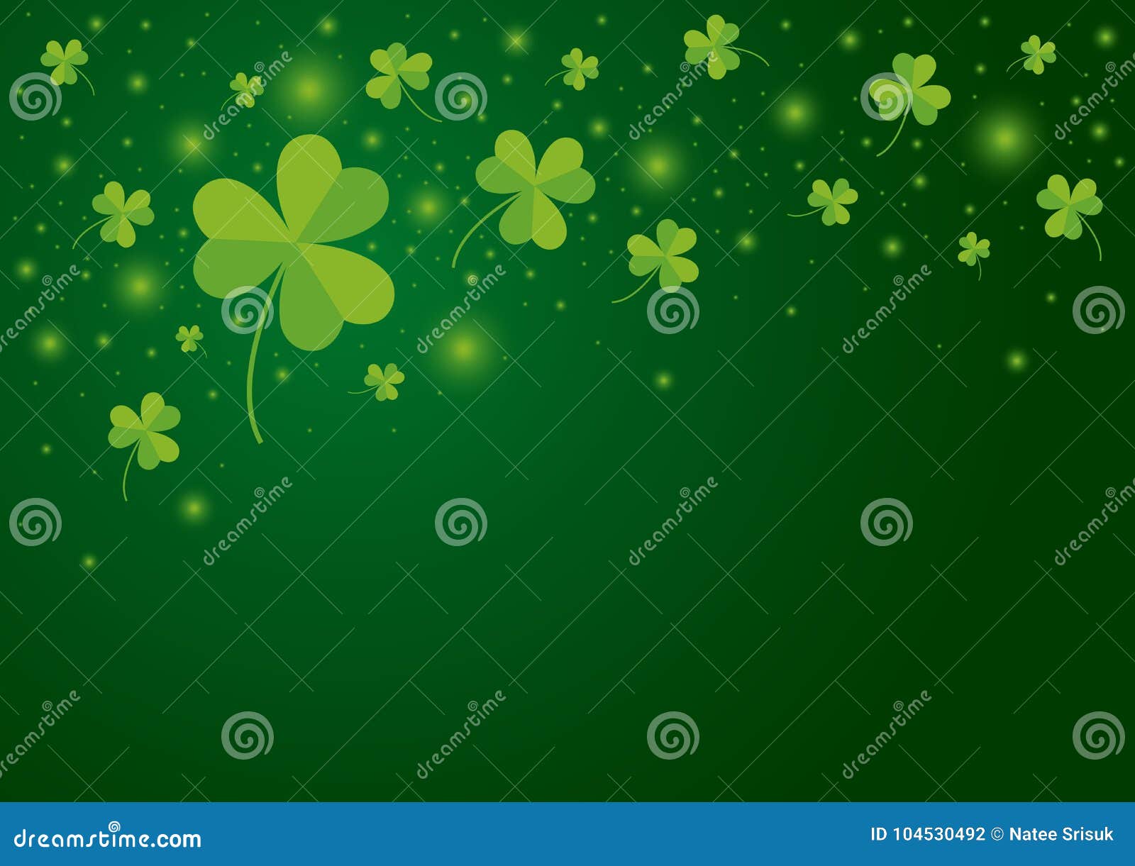 Shamrock Background Vector Illustration | CartoonDealer.com #8350626