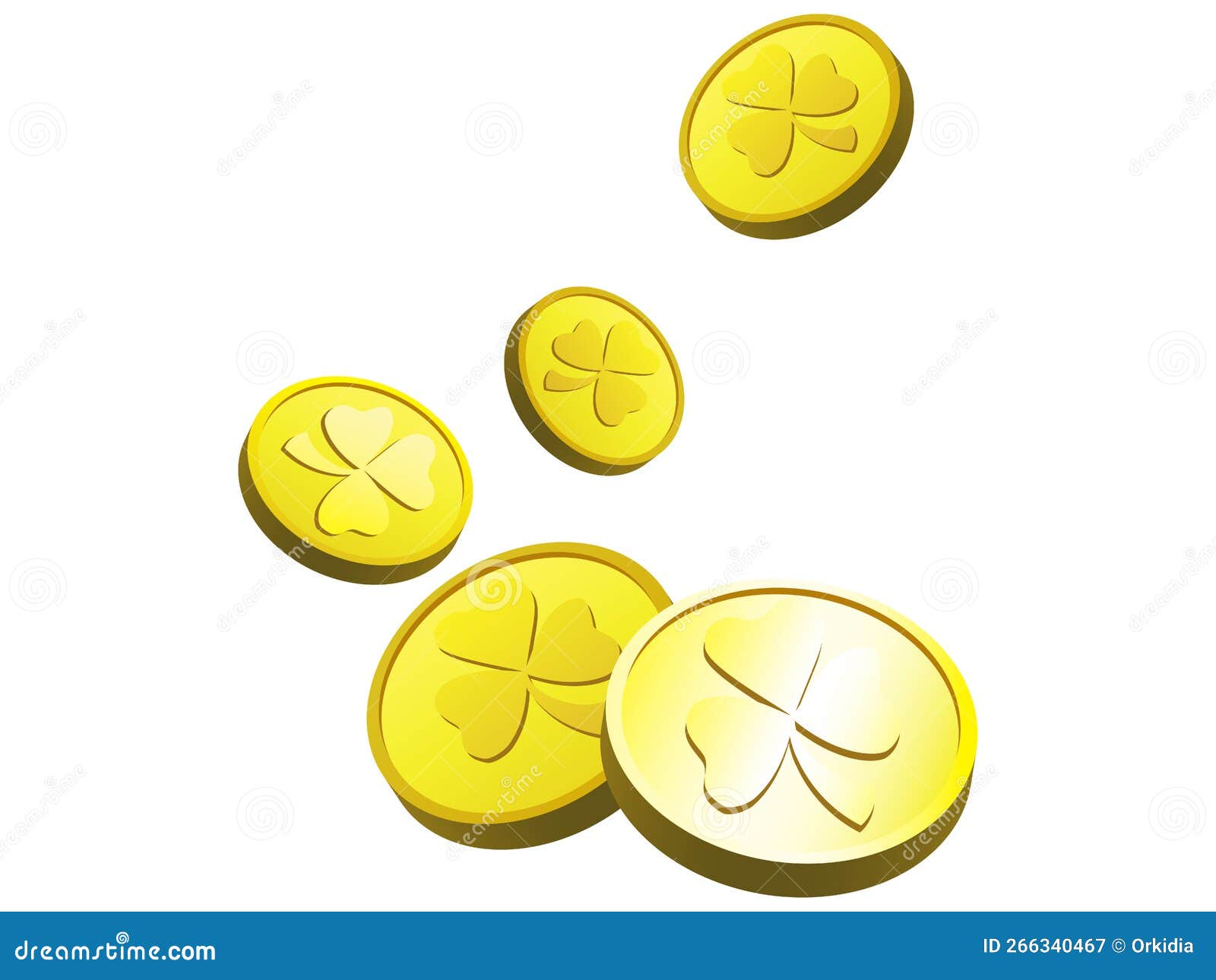 Gold Clover Texture Background Royalty-Free Stock Photo | CartoonDealer ...