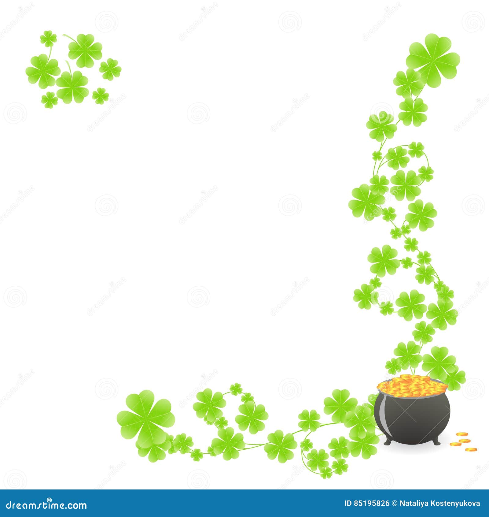 St. Patricks template stock vector. Illustration of ornate - 85195826