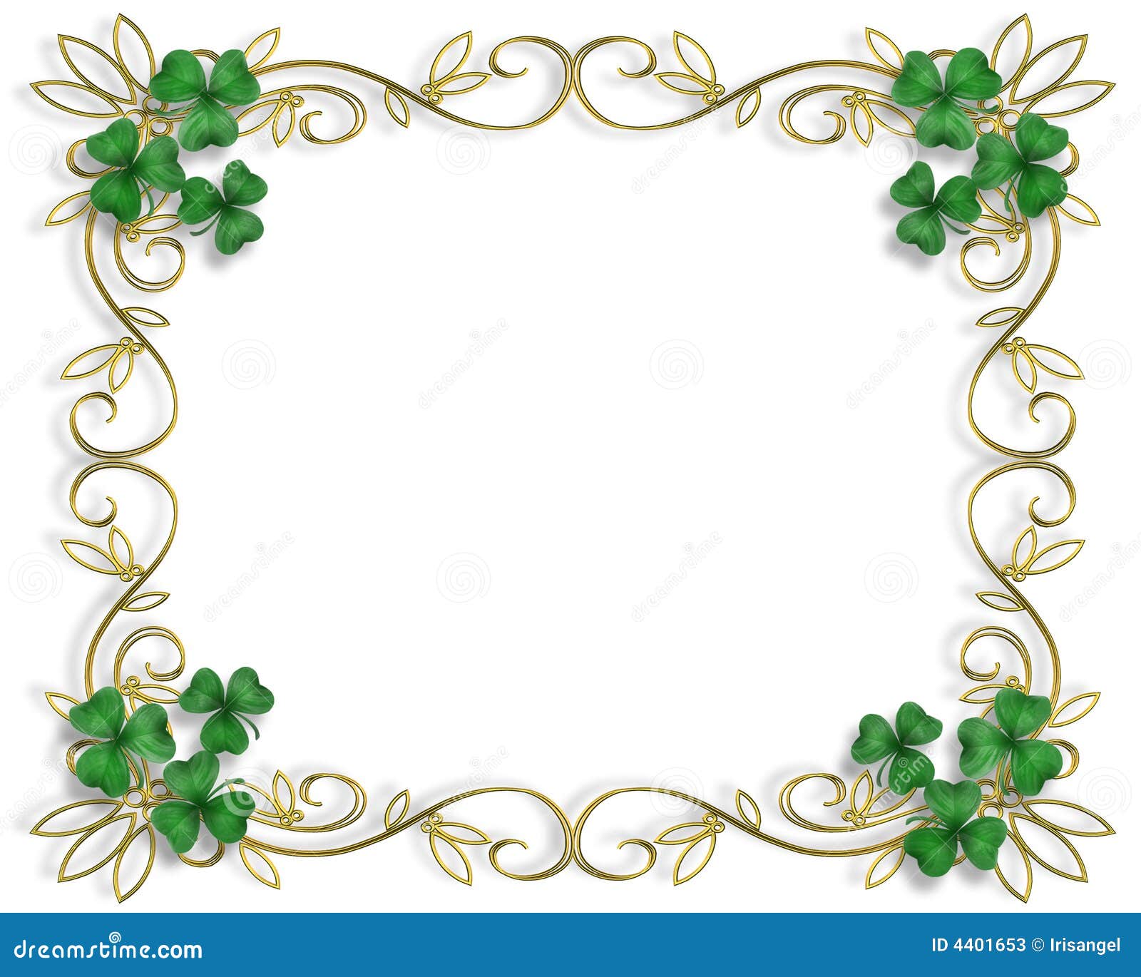 St Patty s Day Border stock illustration. Illustration of celebrate ...