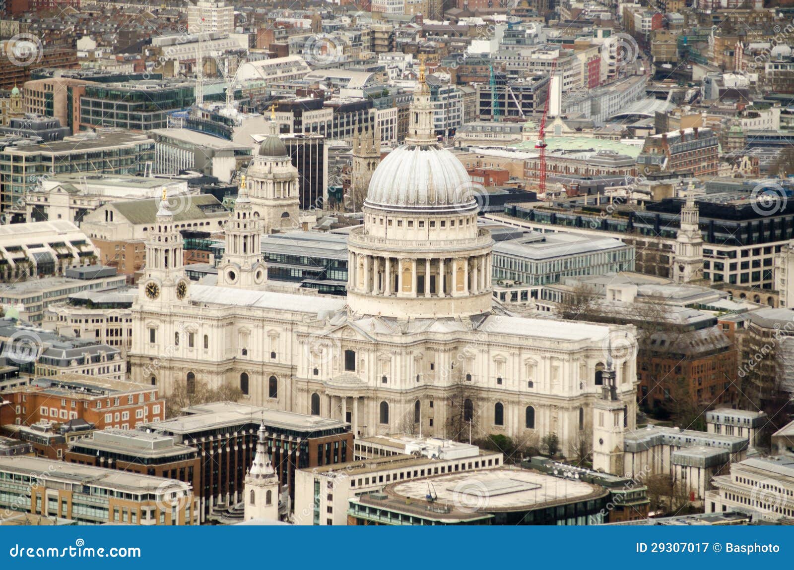 St Paul S Cathedral from Above Stock Image - Image of christian ...
