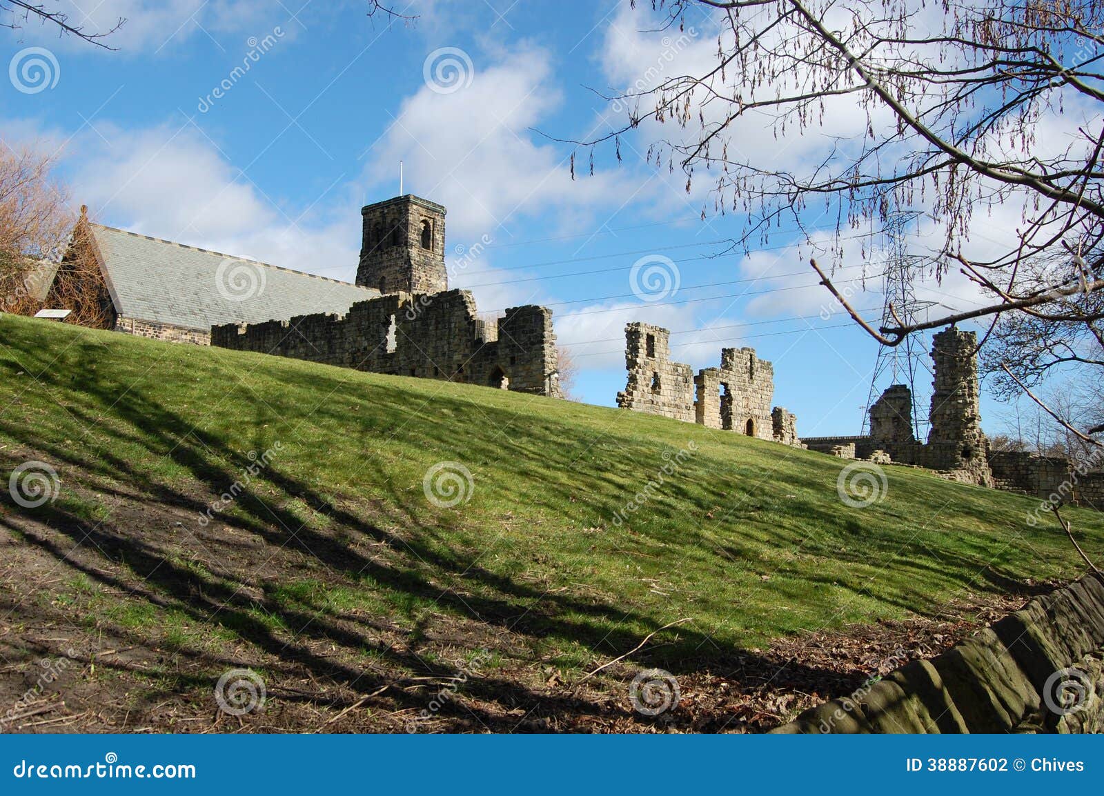 St Paul s church Jarrow2 stock photo. Image of trees - 38887602