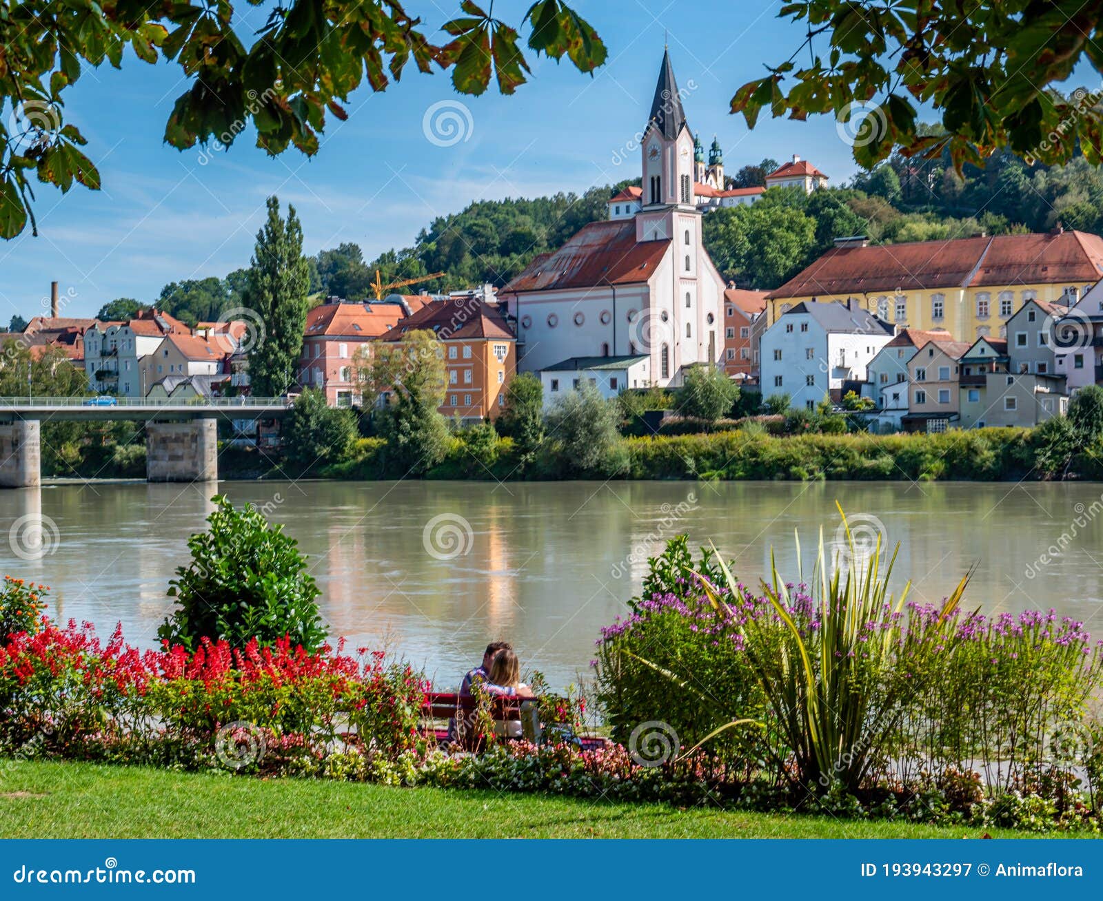 St. Paul`s Church with a Monastery in Passau Stock Image - Image of ...
