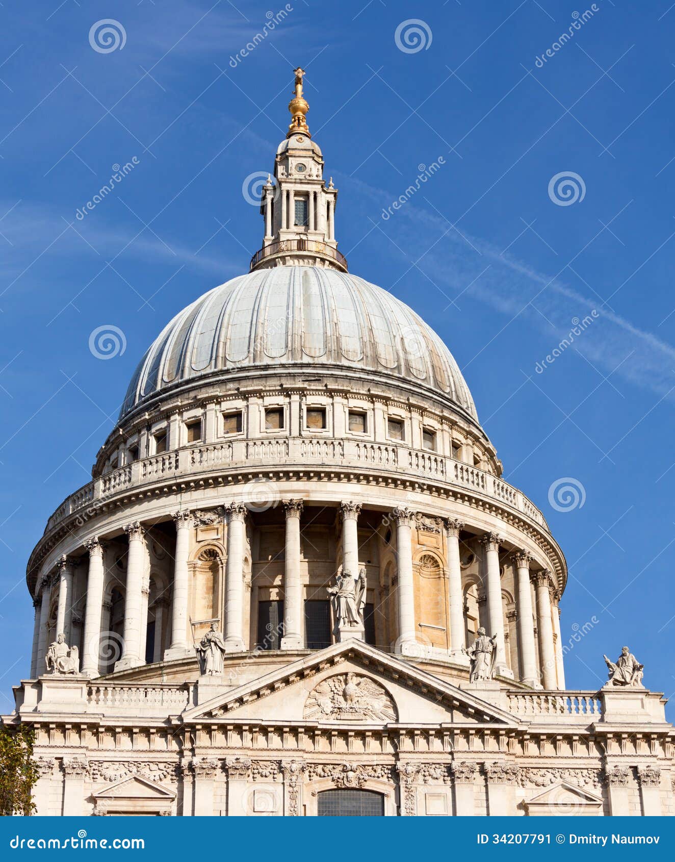 St Pauls Cathedral dome stock image. Image of pauls, kingdom - 34207791