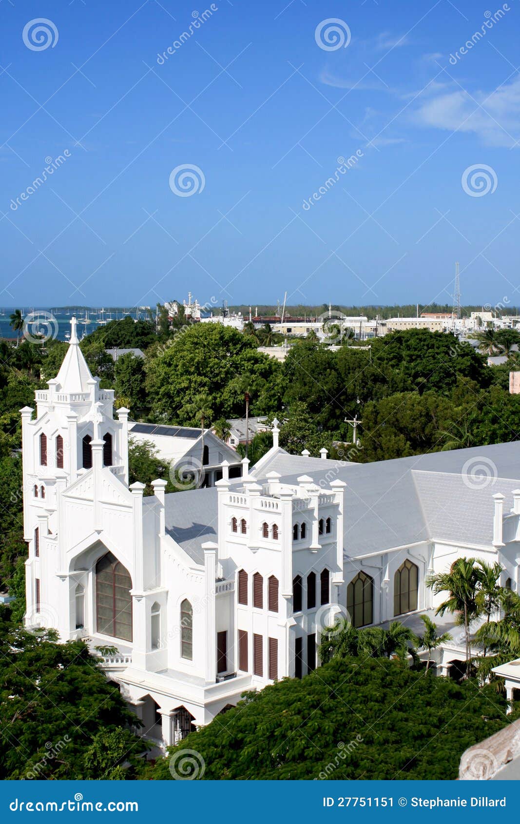 St. Pauls Church in Key West Florida Stock Image - Image of west ...