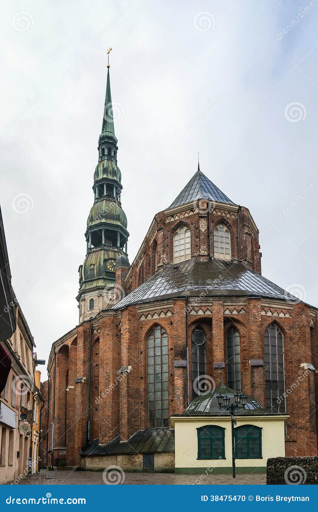 St. Peter Church, Riga stockfoto. Bild von mittelalterlich - 38475470