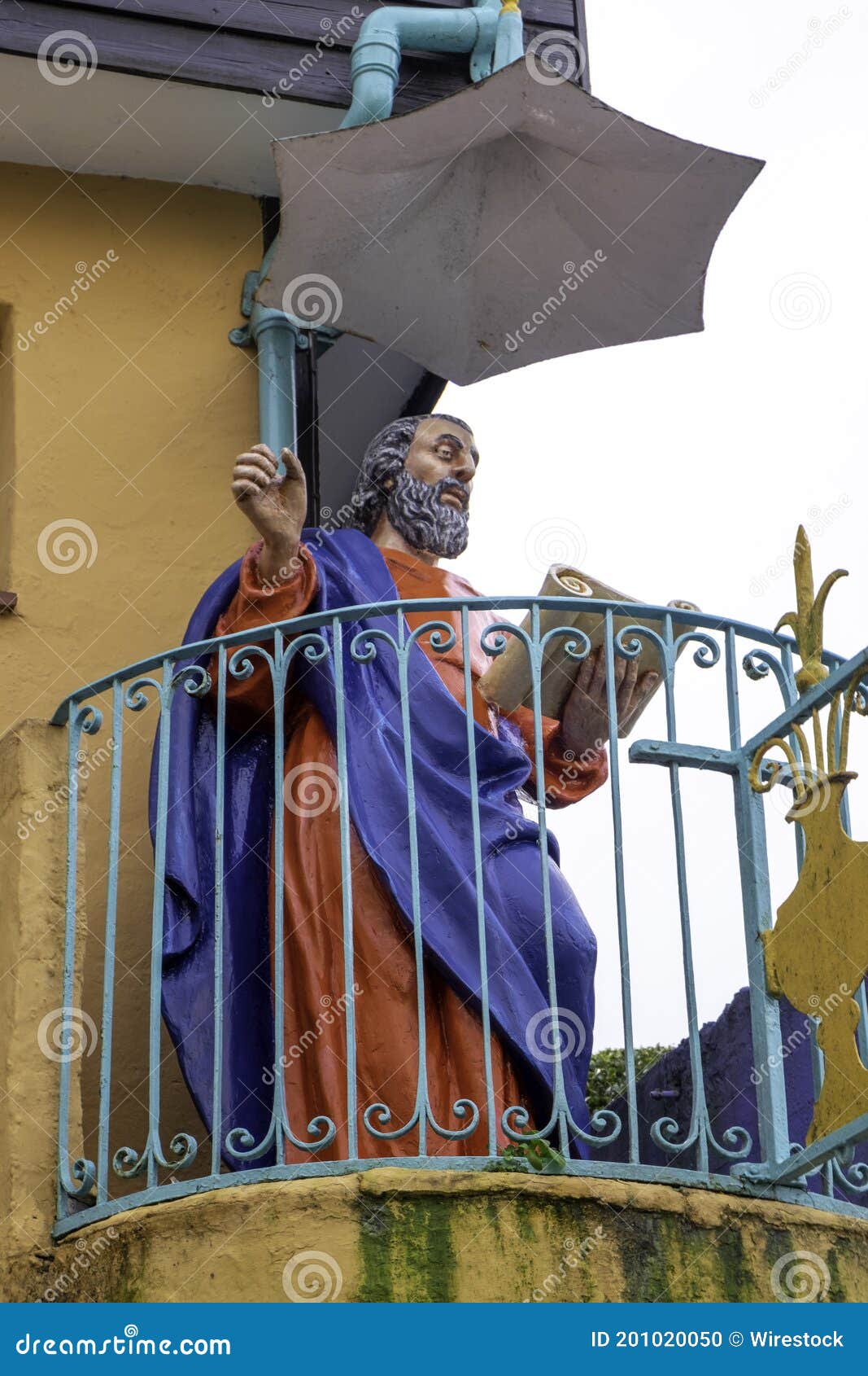 St Peter reading a scroll editorial image. Image of holiday - 201020050