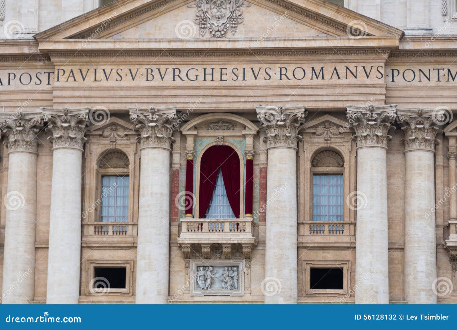 St. Peter S Basilica - Pope S Balcony Editorial Photography - Image of ...