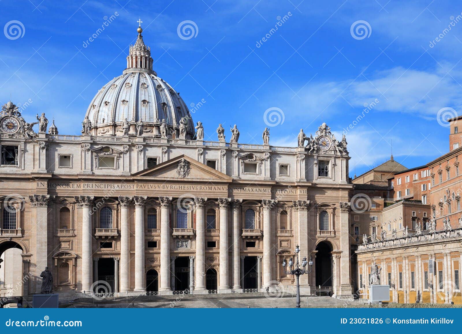 St Peter s Basilica,Rome stock photo. Image of italy - 23021826