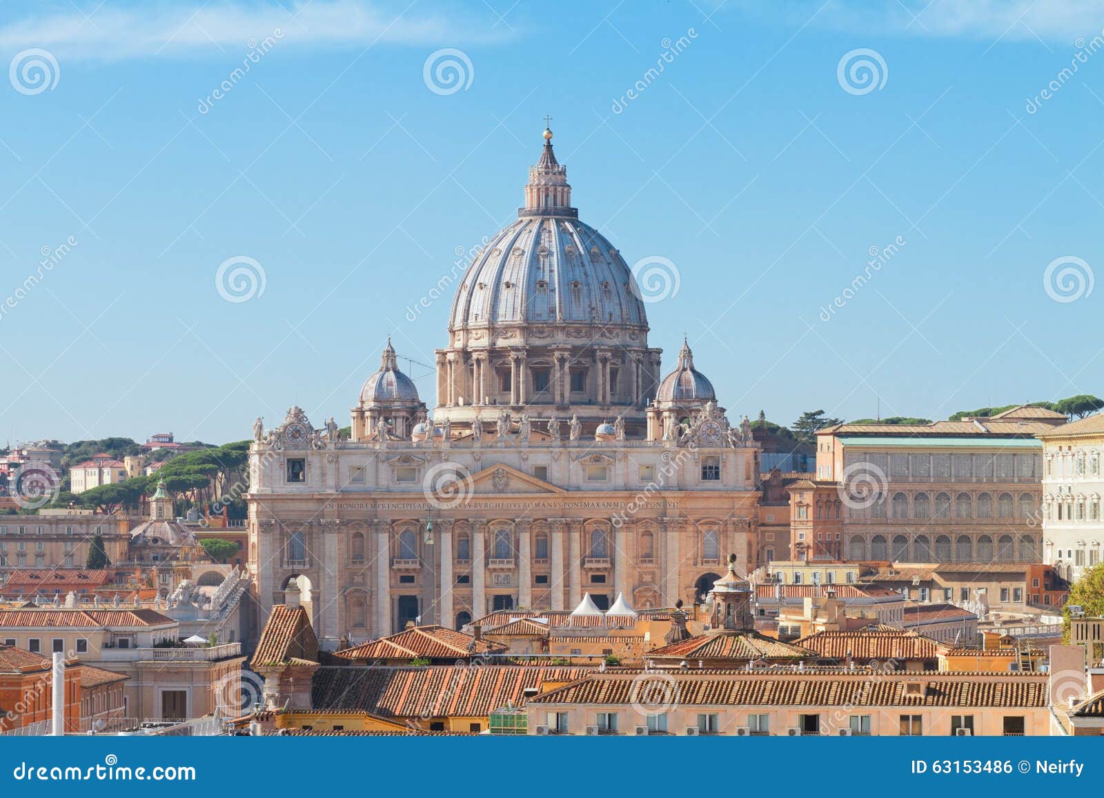 St. Peter S Cathedral in Rome, Italy Stock Photo - Image of famous ...