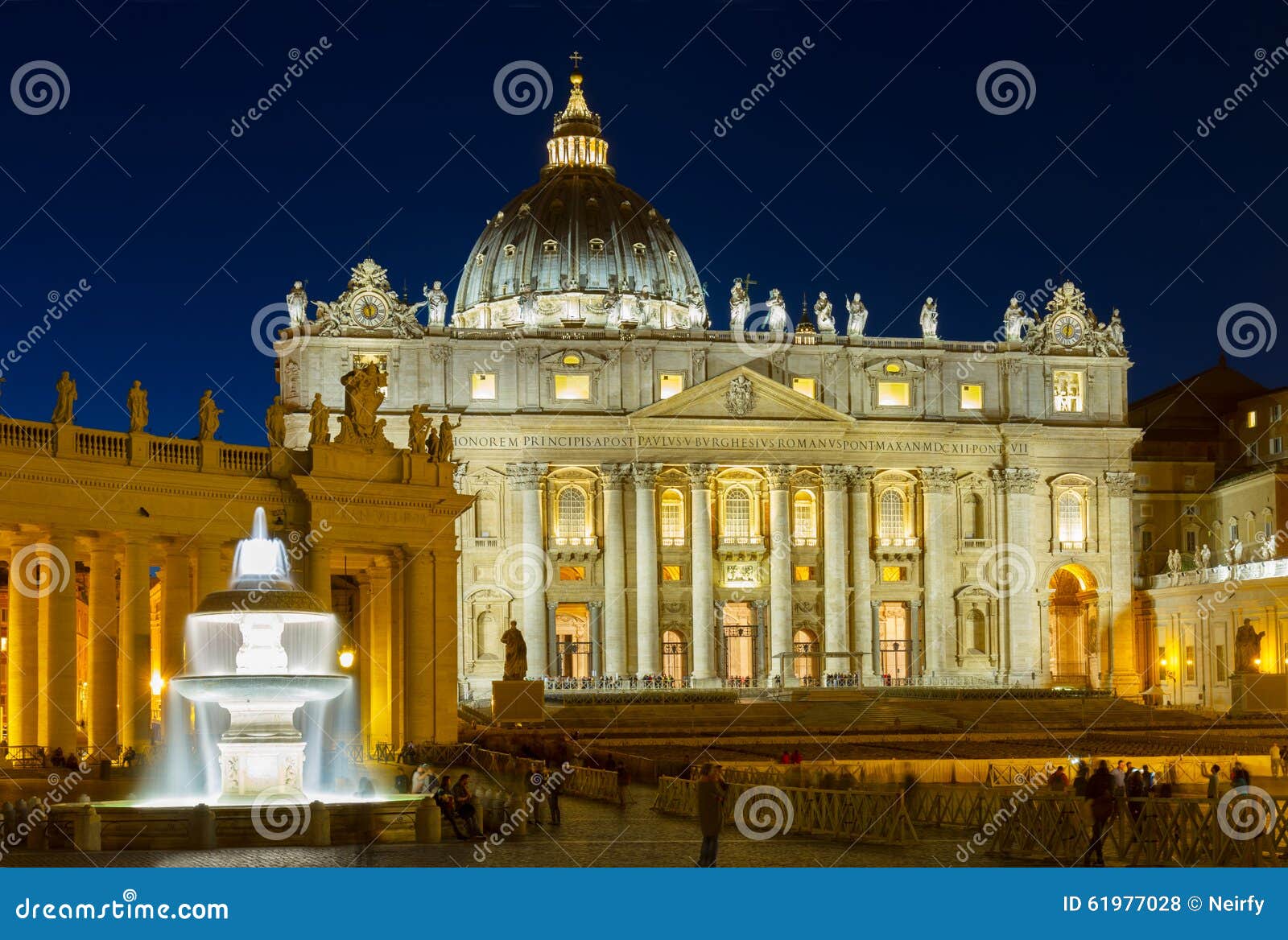 St. Peter S Cathedral in Rome, Italy Editorial Stock Photo - Image of ...