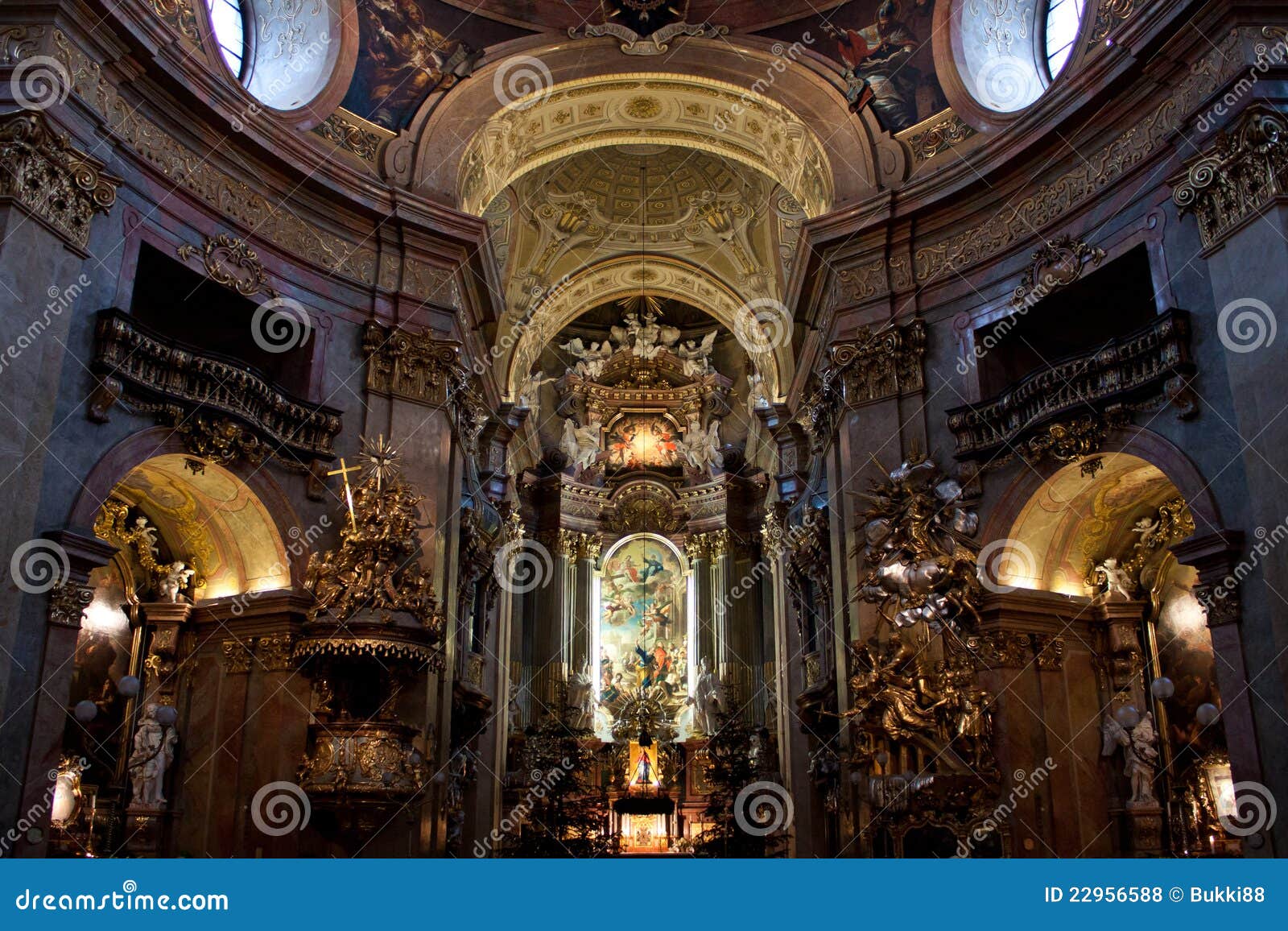 St. Peter S Church (Peterskirche) Stock Photo - Image of peter ...