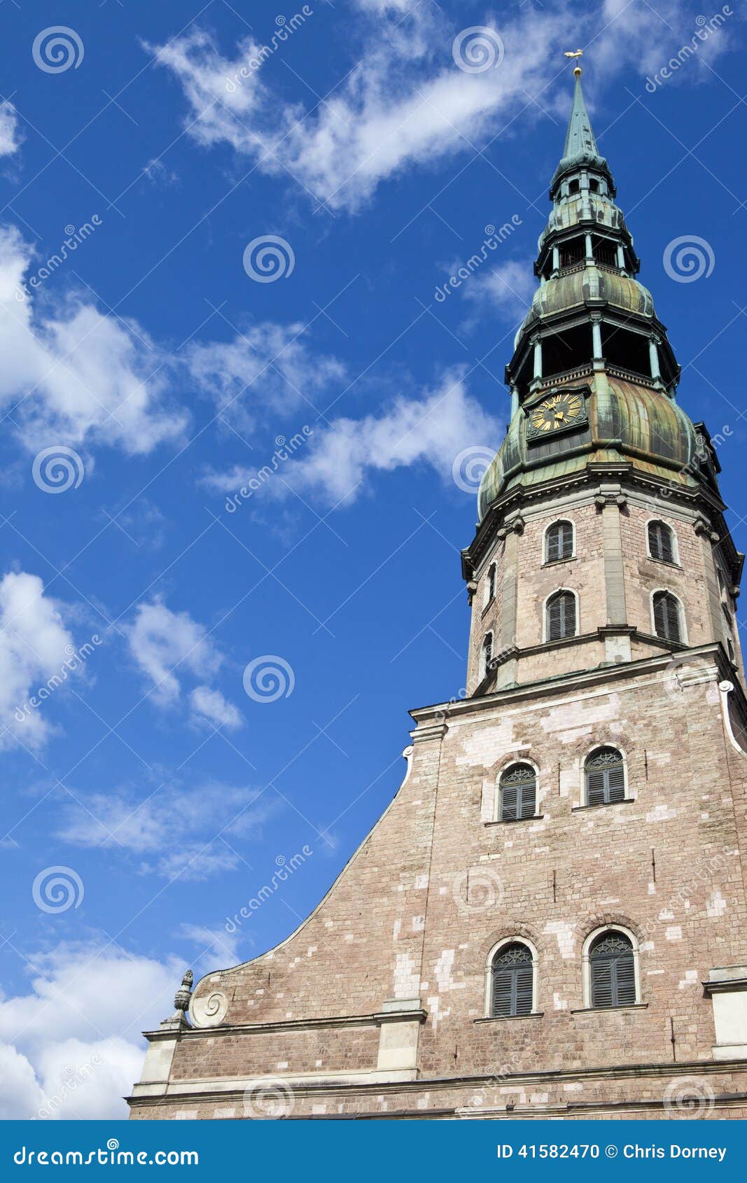 St. Peter s Church in Riga stock photo. Image of evangelical - 41582470