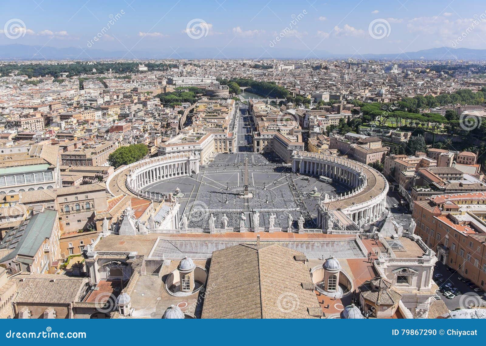 St. Peter`s Square in Rome Italy 2 Stock Photo - Image of influence ...