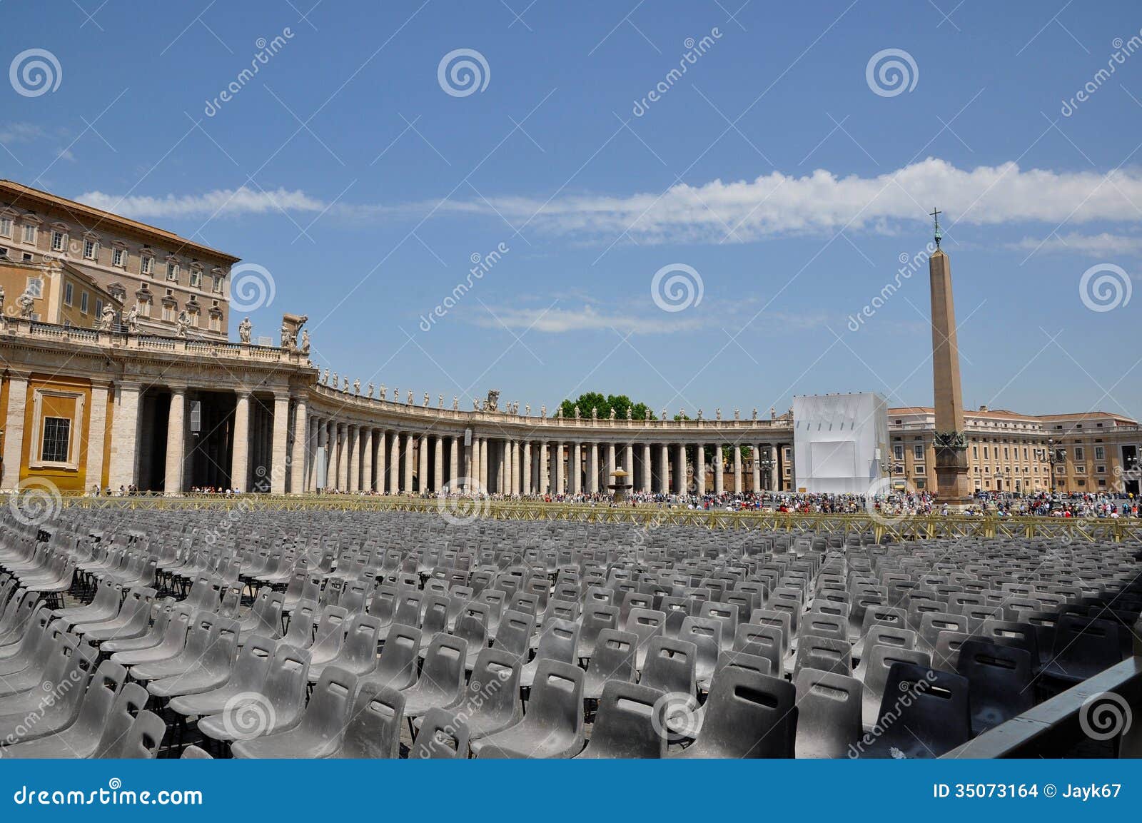 St. Peter S Square Vatican City Stock Photo - Image of attraction ...