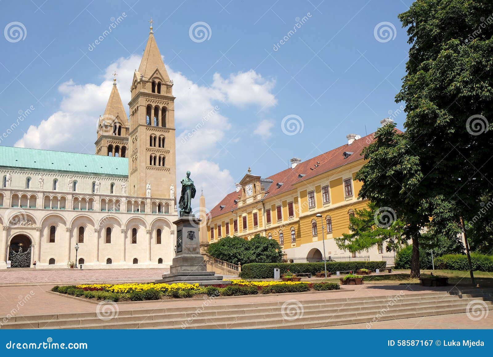 St. Peter and St. Paul Basilica in Pecs Hungary Editorial Photography ...