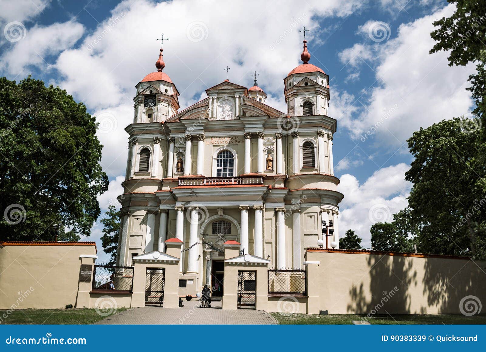 St. Peter and St. Paul Church in Vilnius, Lithuania Stock Image - Image ...