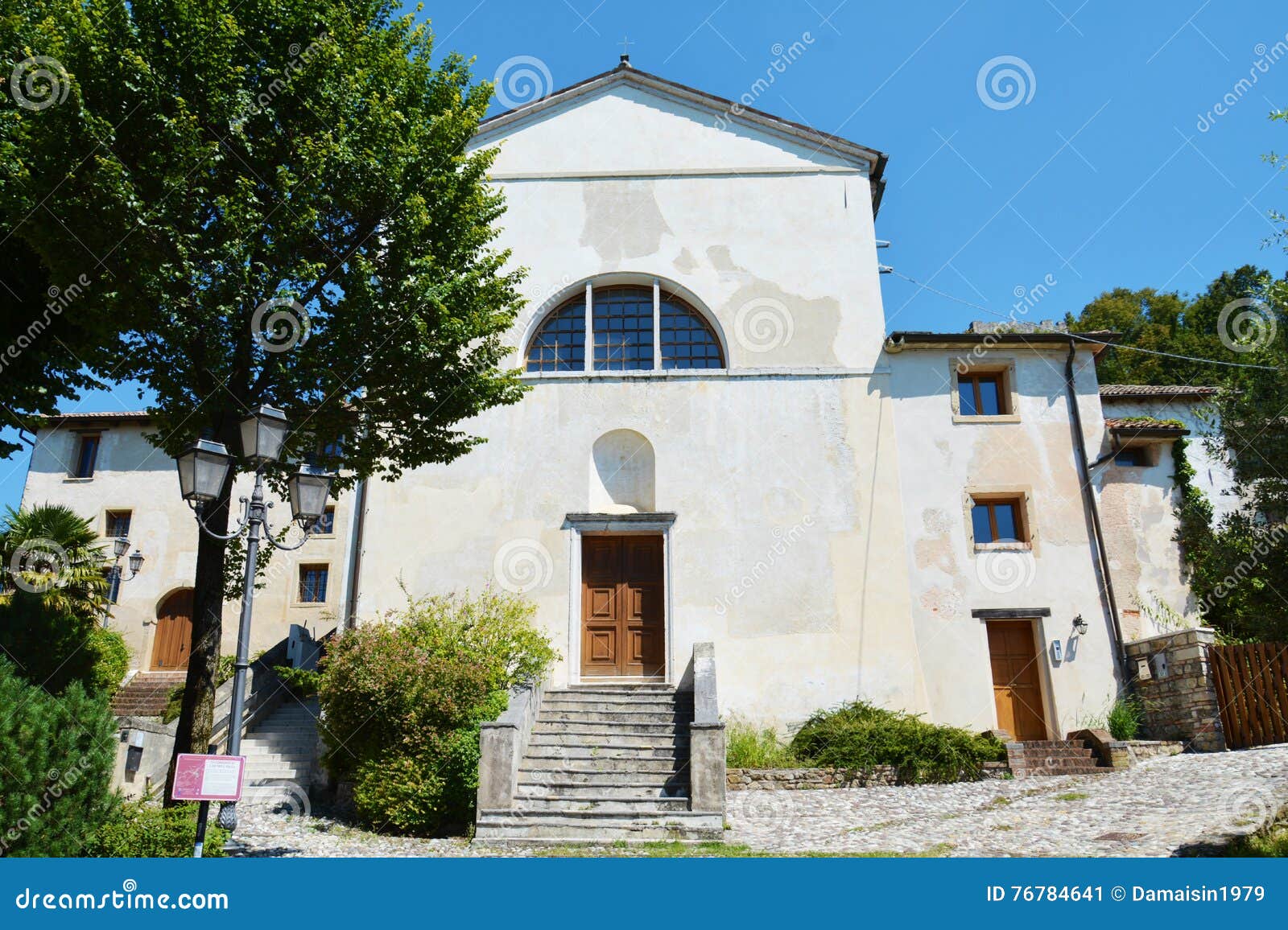 St Peter U. X27; S-Kloster in Asolo, Italien Stockbild - Bild von hügel ...