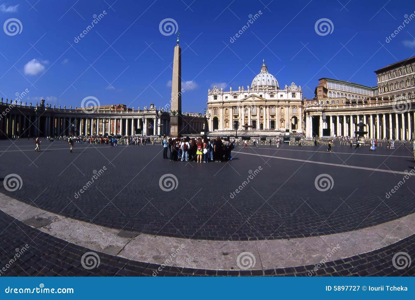 St.Peters Square.Vatican. editorial photography. Image of landmark ...