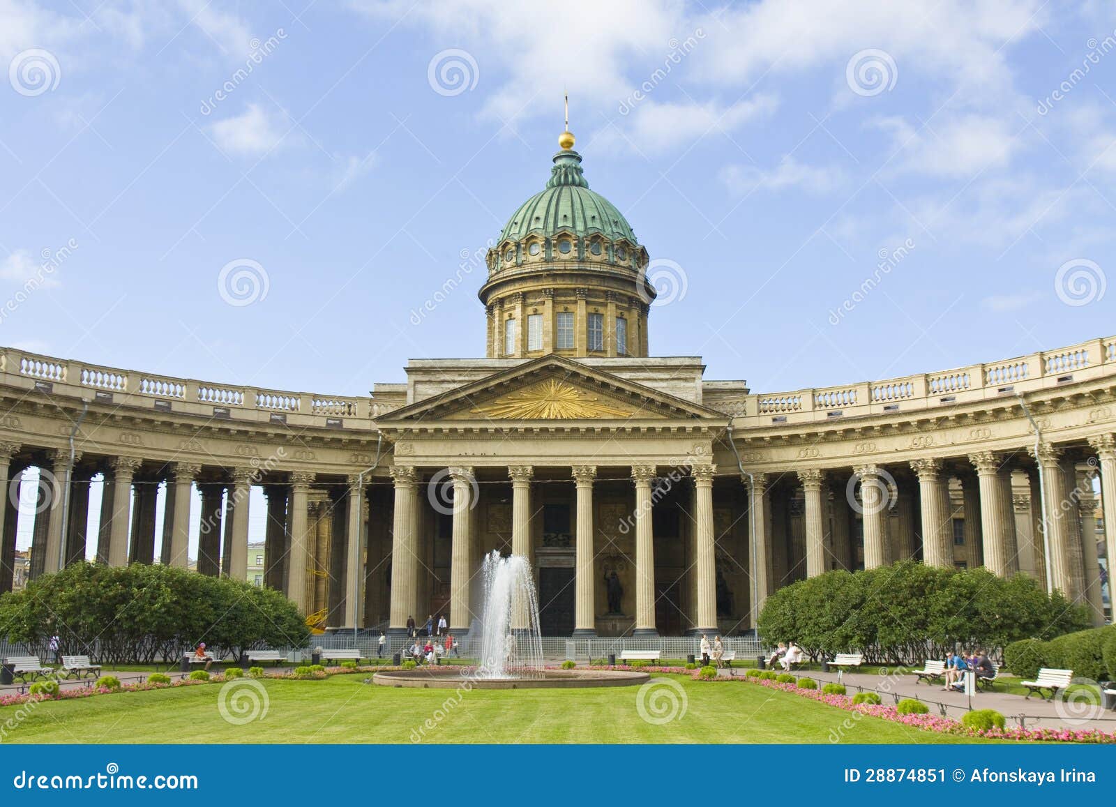 St. Petersbrug, Catedral De Kazansky Foto editorial - Imagen de icono ...