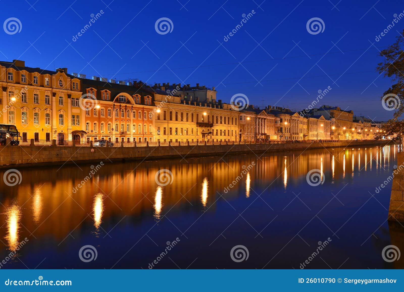 St. Petersburg, Fontanka River Stock Photo - Image of morning, summer ...