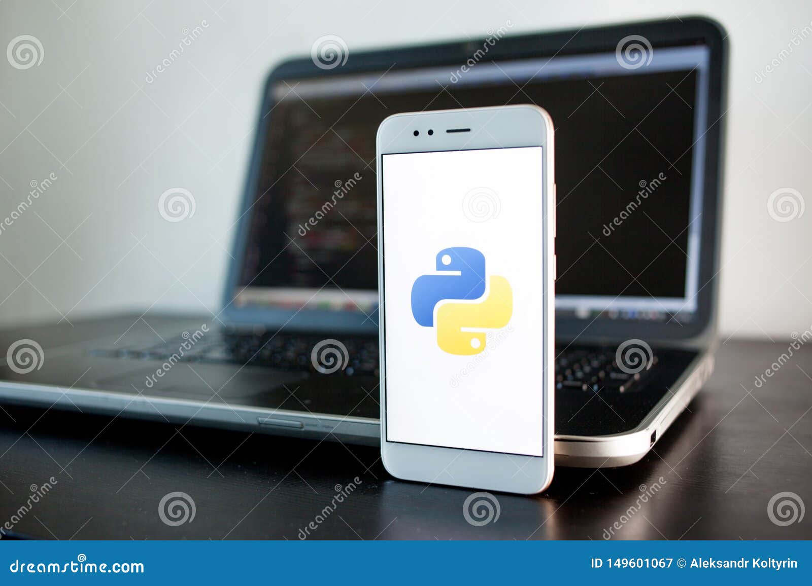 ST PETERSBURG, RUSIA - 16 DE MAYO DE 2019: Desarrollo De Aplicación Móvil, Lenguaje De ...