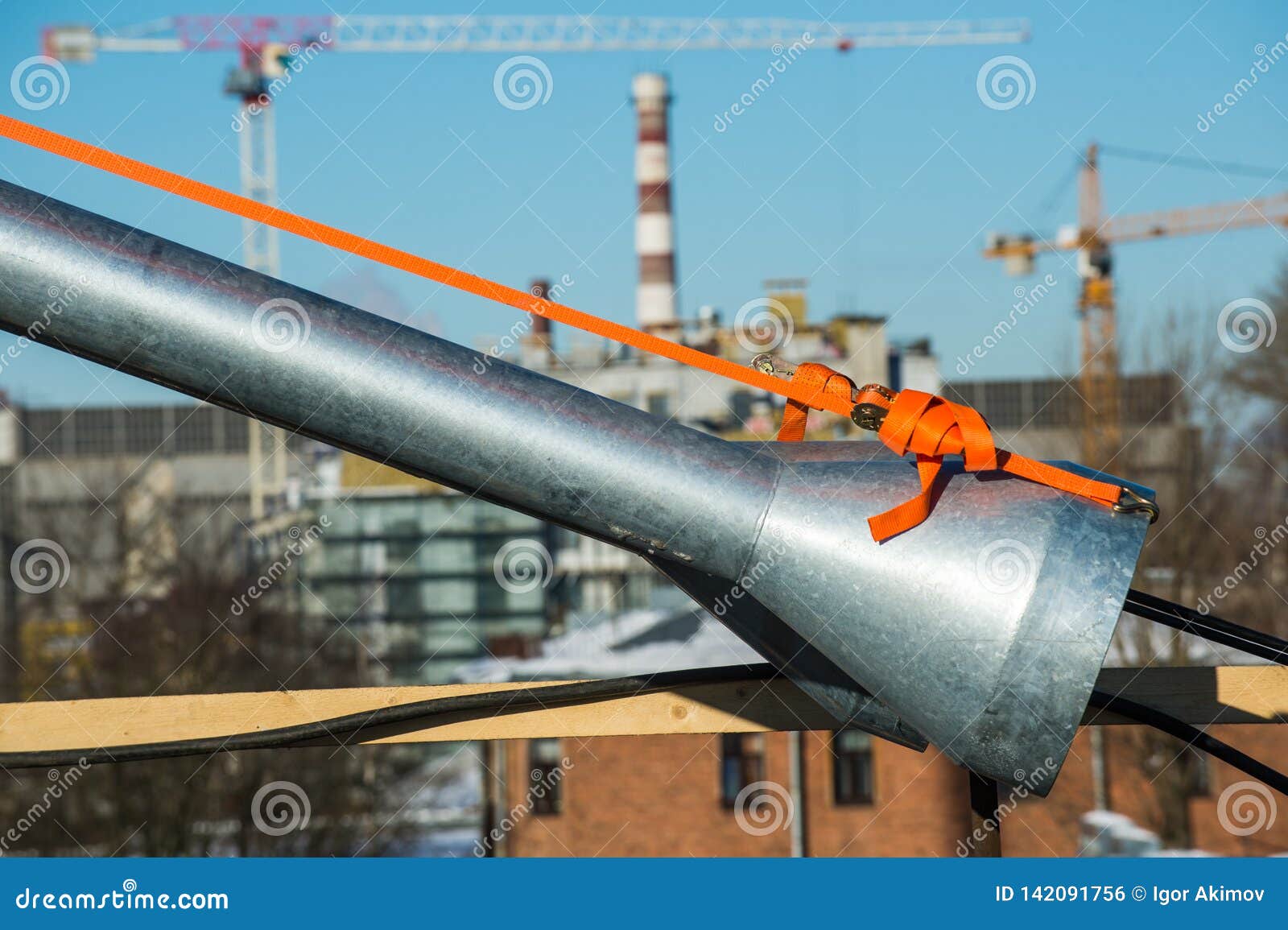 The Cable-stayed Bridge Under Construction. the Final Stage of ...