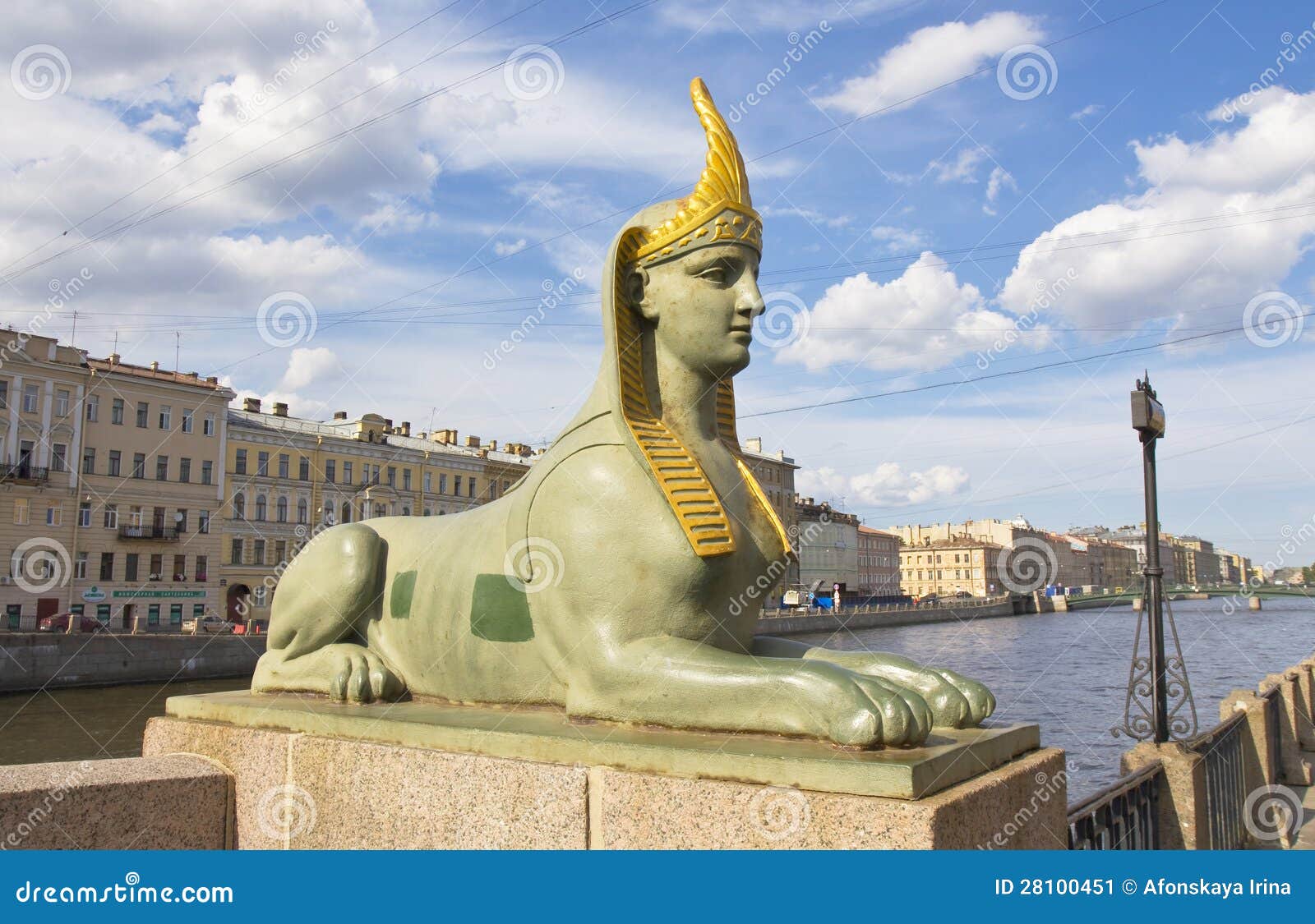 St. Petersburg, Sculpture of Sphinx Editorial Photo - Image of landmark ...