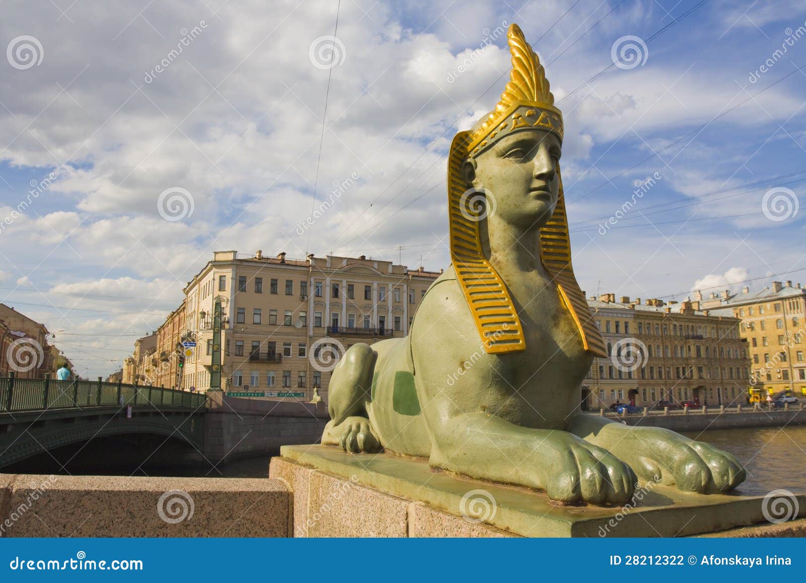 St. Petersburg, Sculpture of Sphinx Editorial Photography - Image of ...