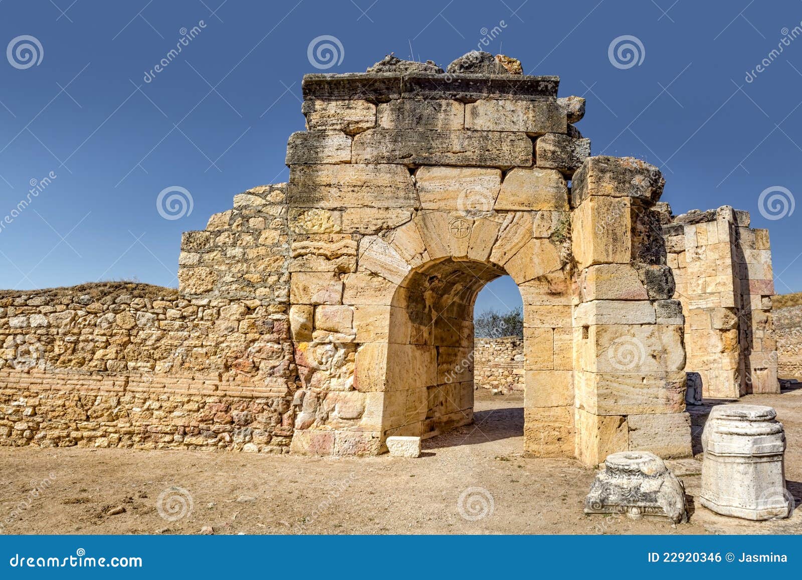 St. Philip Martyrium in Hierapolis Stock Photo - Image of pamukkale ...
