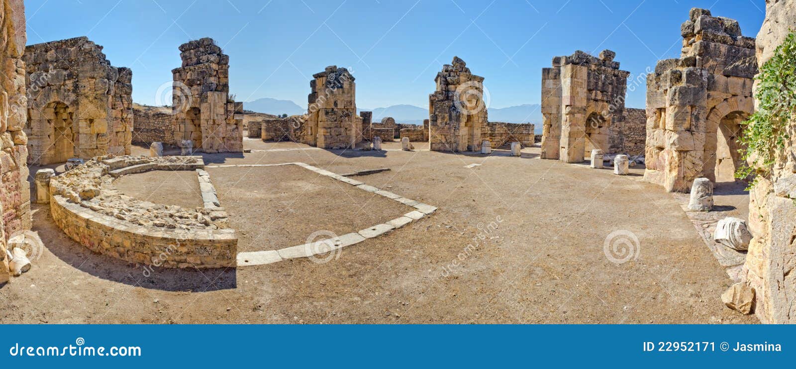 St. Philip Martyrium in Hierapolis Stock Image - Image of ruin ...