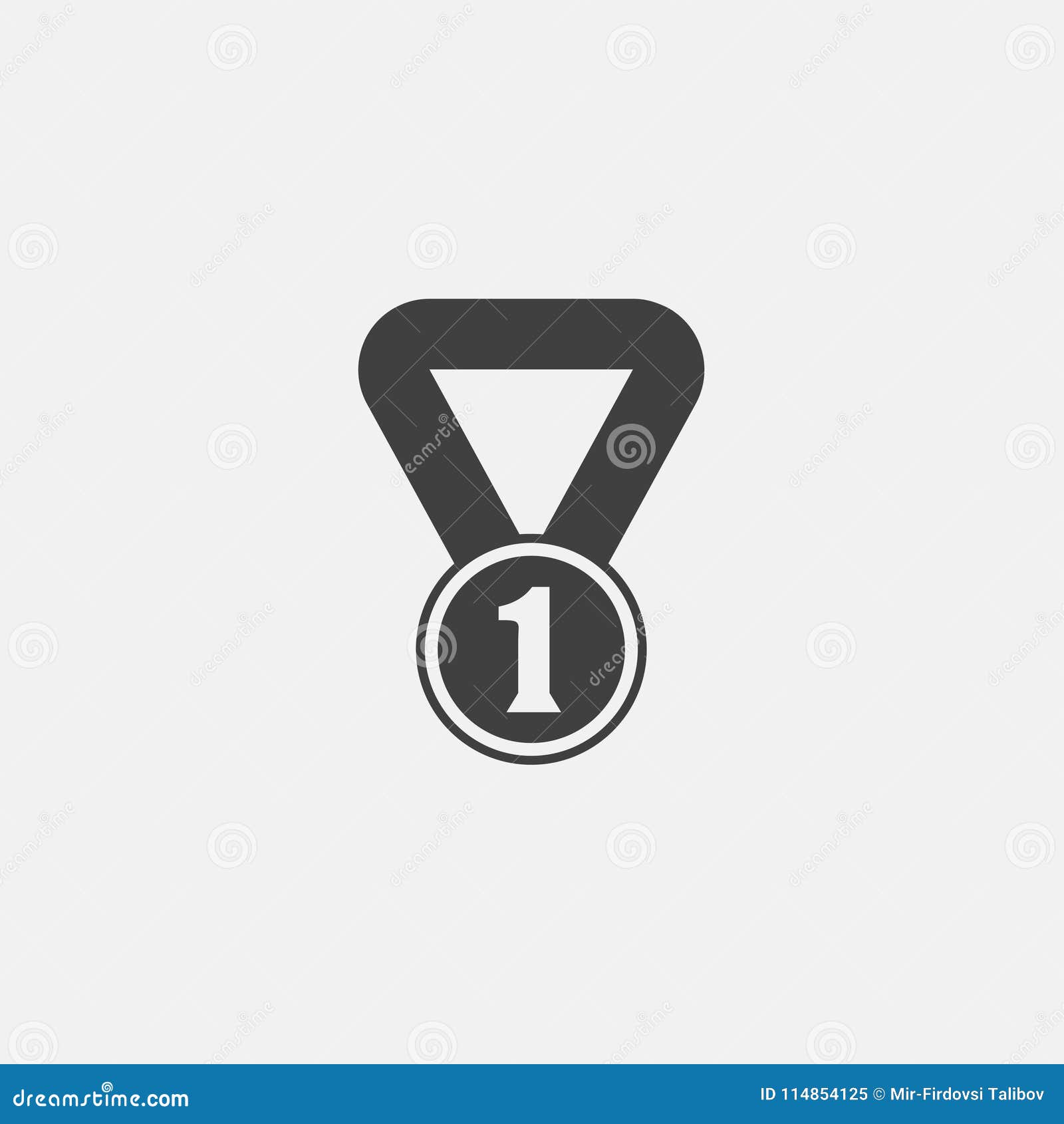 1st place icon stock illustration. Illustration of place - 114854125