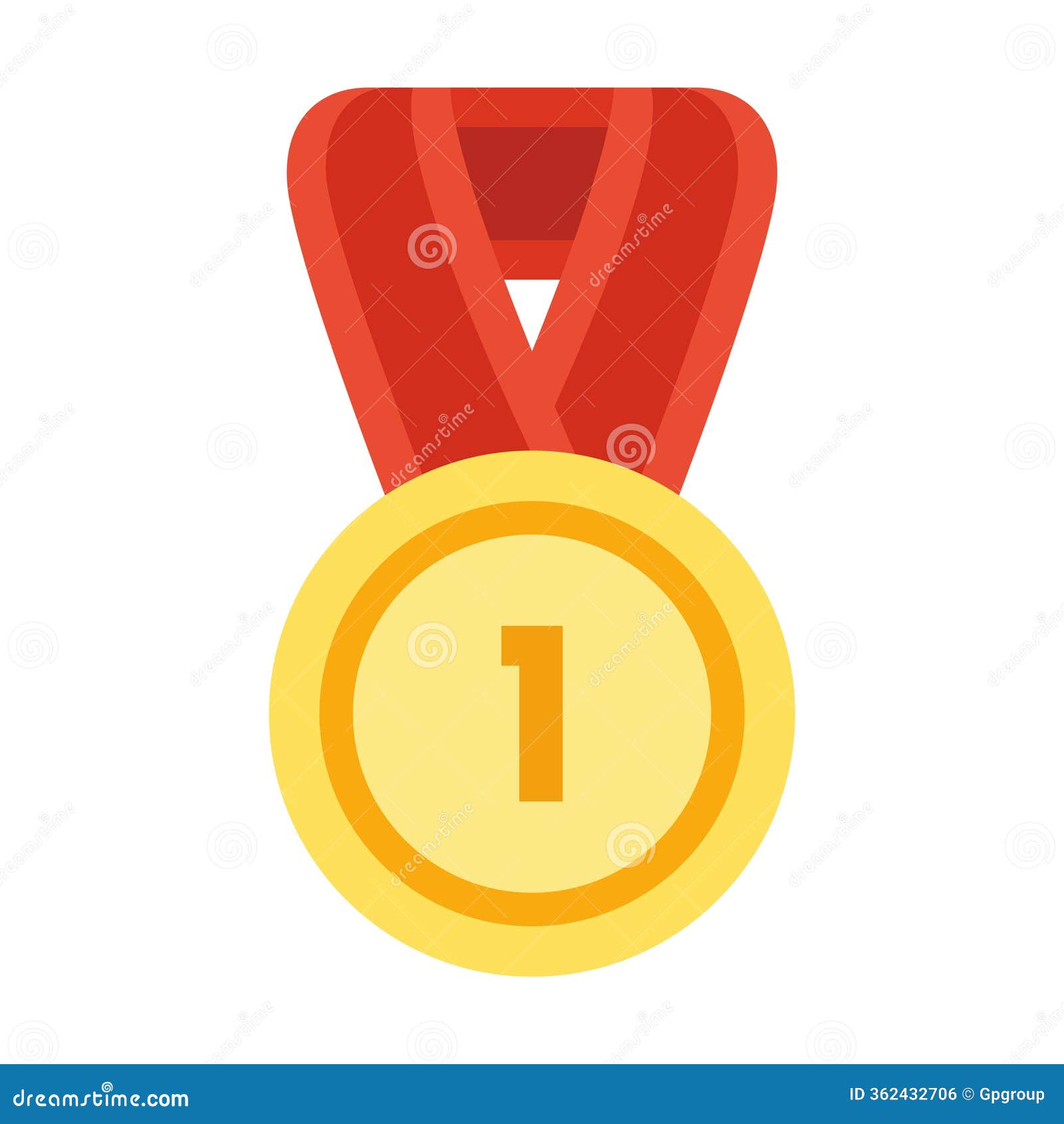 1st place medal icon stock illustration. Illustration of winner - 362432706