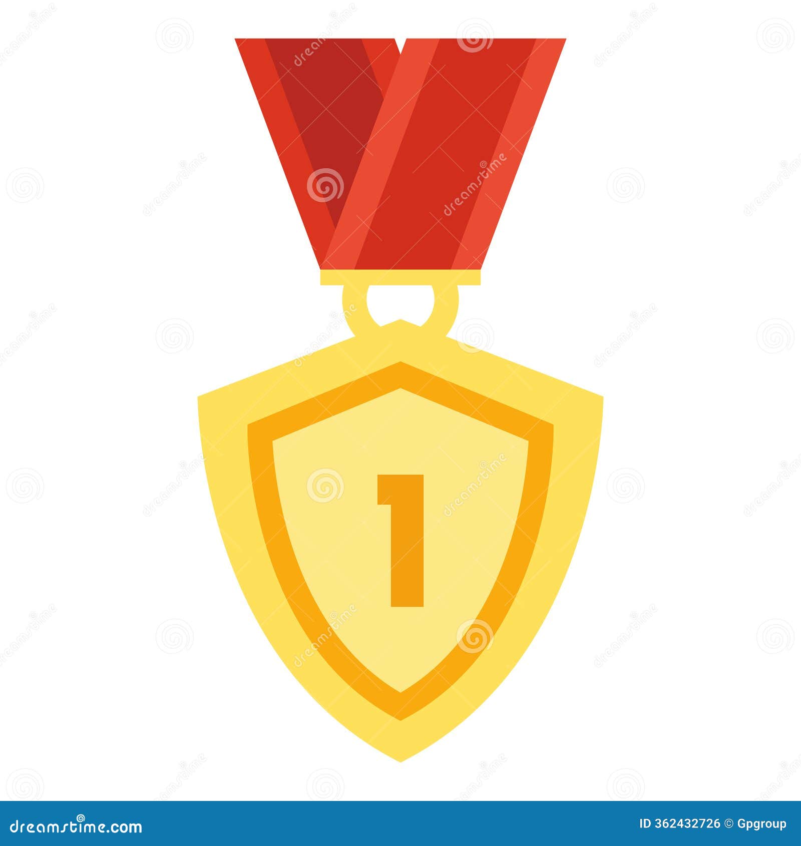 1st place shield icon stock illustration. Illustration of gold - 362432726
