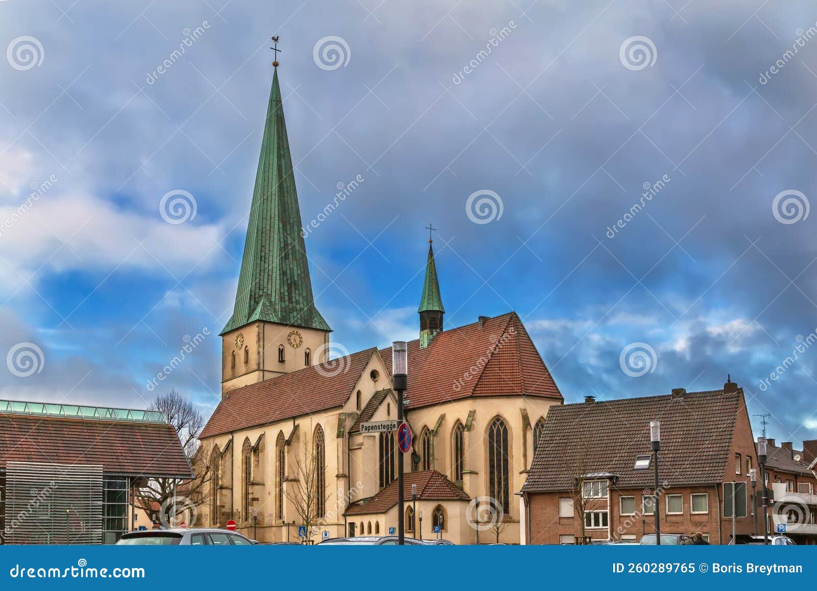 St. Remigius Church, Borken, Germany Stock Image - Image of travel ...