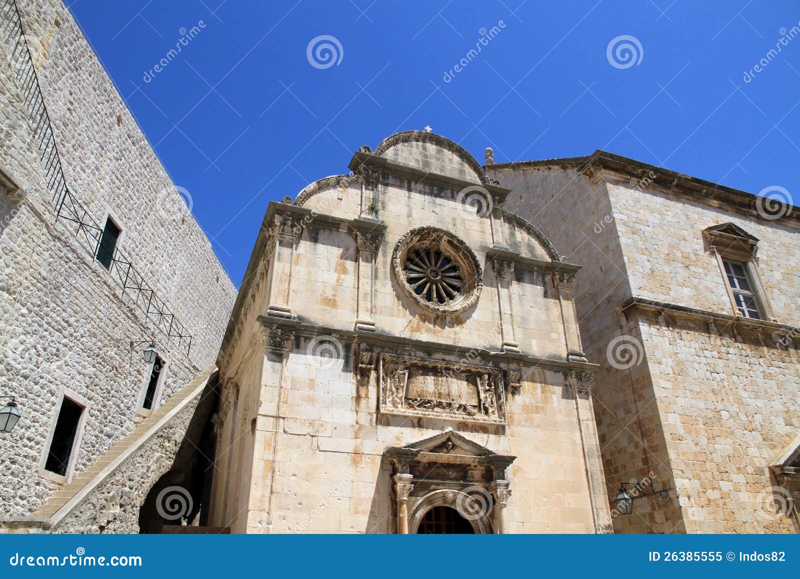St. Saviour Church, Dubrovnik Stock Image - Image of jesus, outdoor ...
