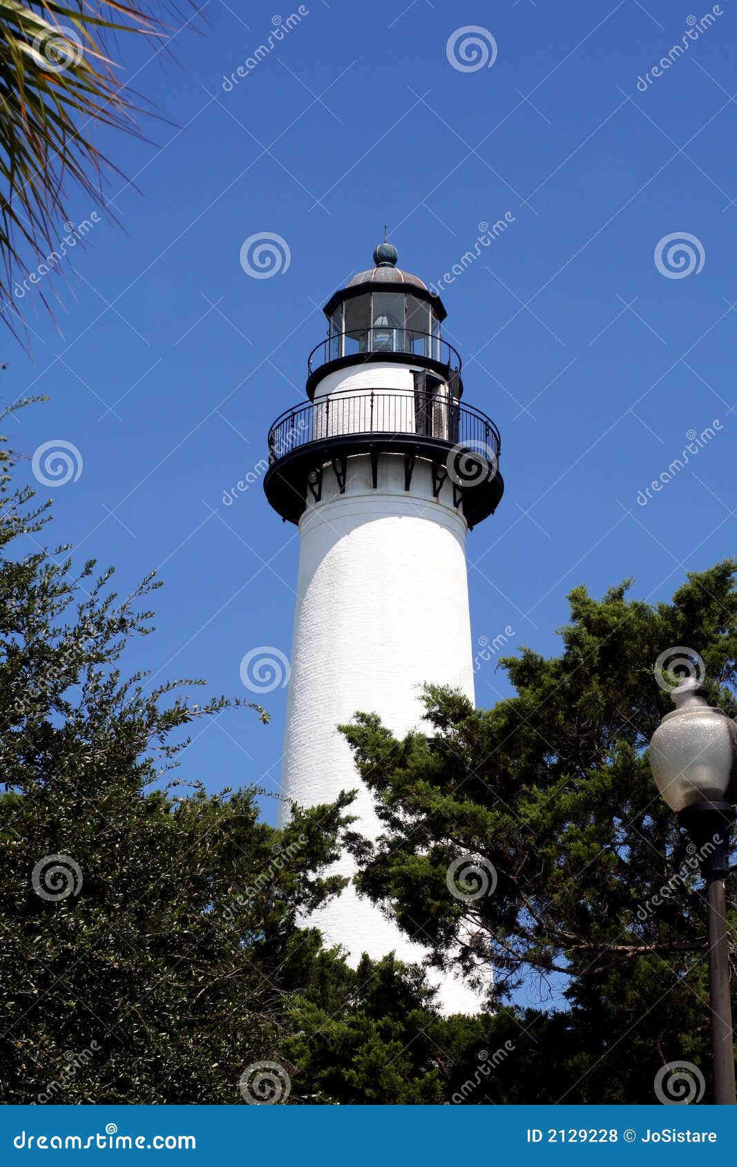 St. Simon Lighthouse stock photo. Image of coast, island - 2129228