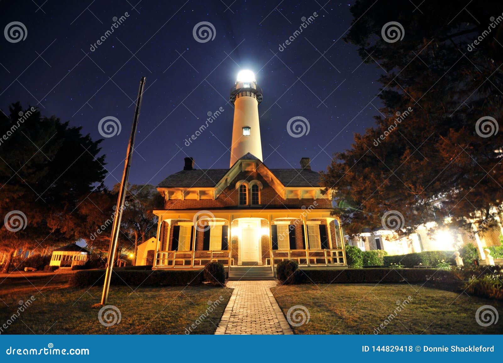 The St Simon Lighthouse stock photo. Image of lighthouse - 144829418