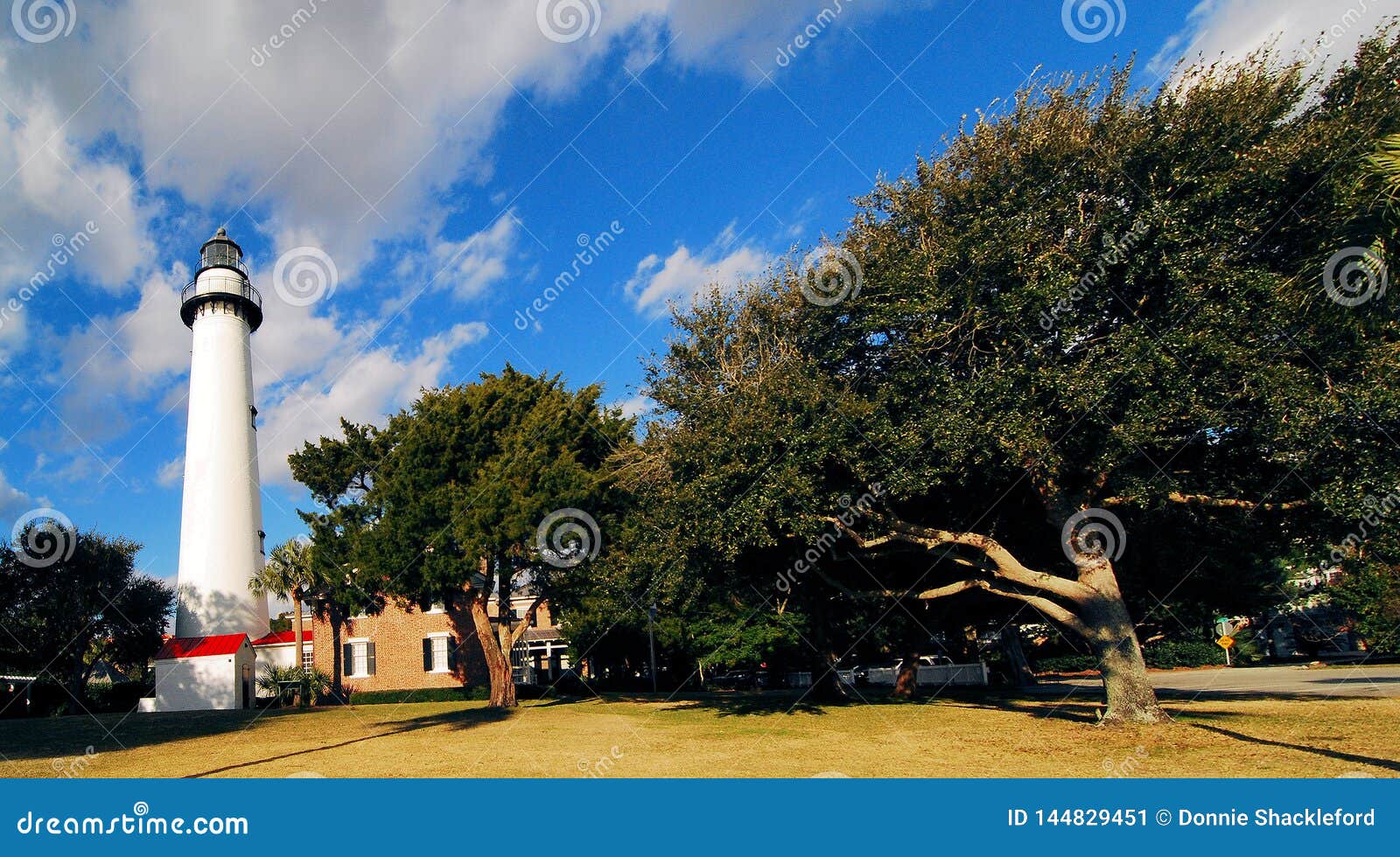 The St Simon Lighthouse stock image. Image of tower - 144829451