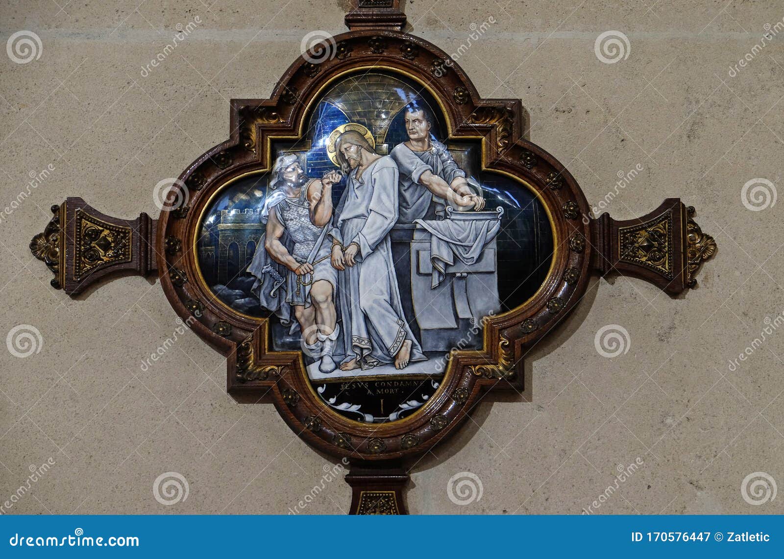 1st Stations of the Cross, Jesus is Condemned To Death Editorial ... 1st Stations of the Cross, Jesus is Condemned To Death Editorial ...