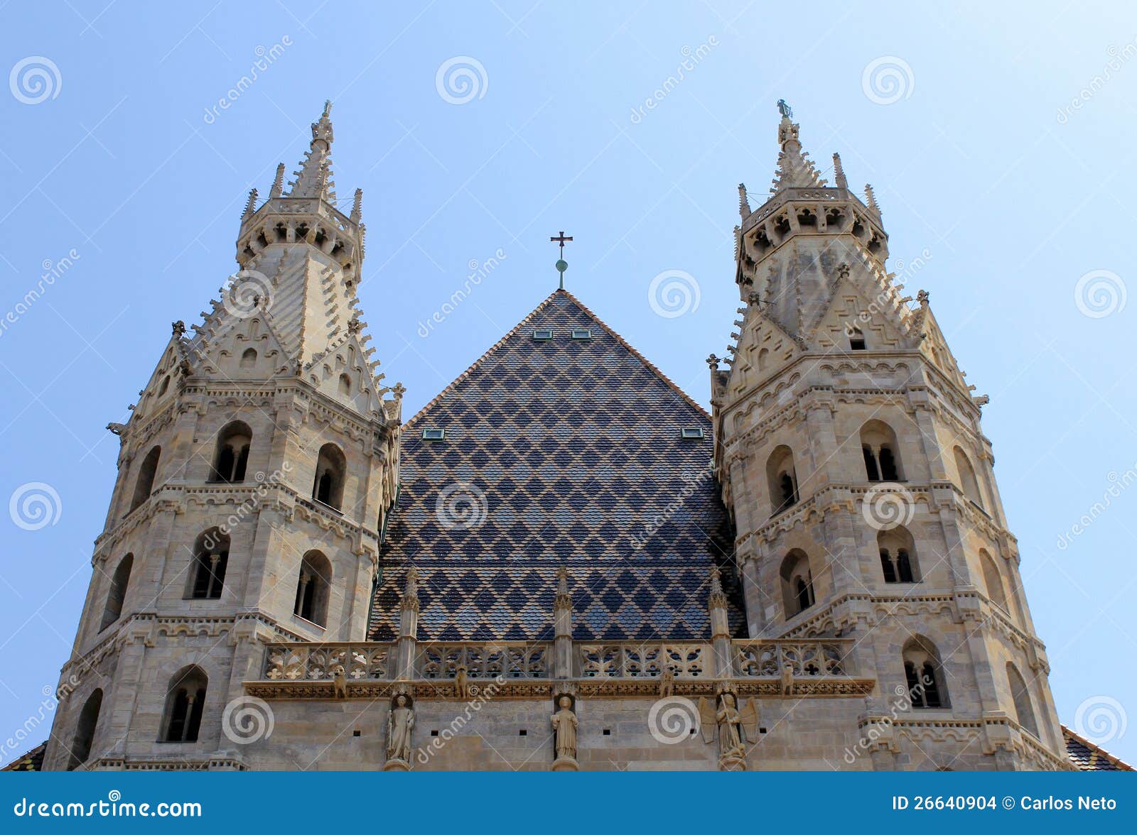 St. Stephan Cathedral in Vienna Stock Photo - Image of christian ...
