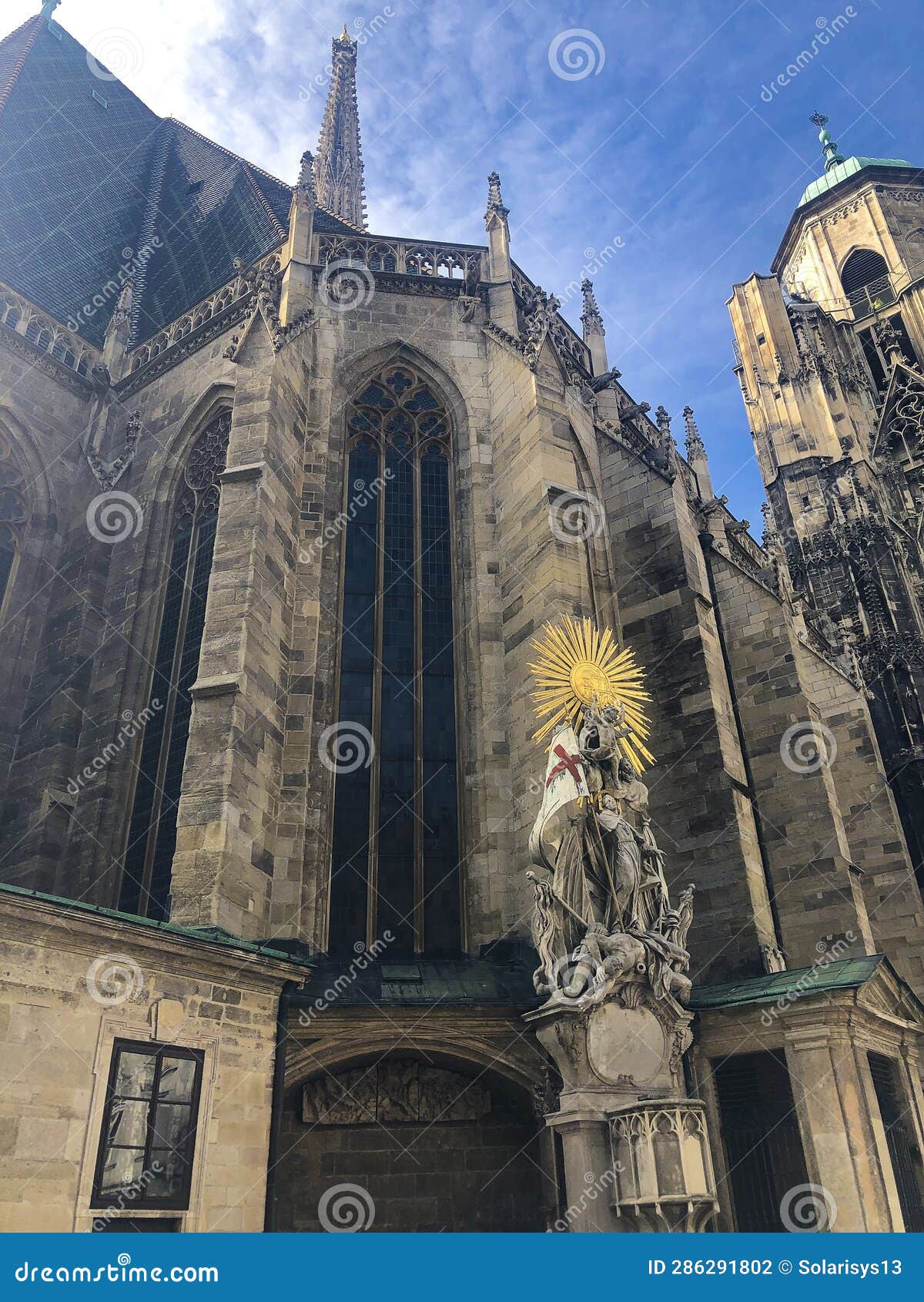 St. Stephan Cathedral in Vienna, Austria Stock Photo - Image of high ...