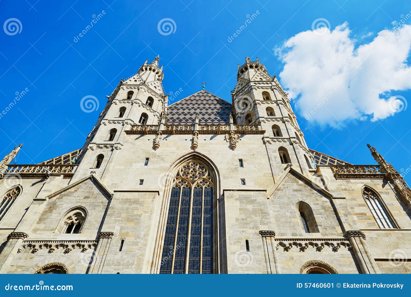 St. Stephan Cathedral in Vienna Stock Image - Image of history, saint ...